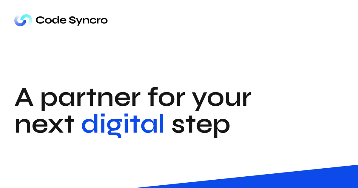 Code Syncro — A partner for your next digital step
